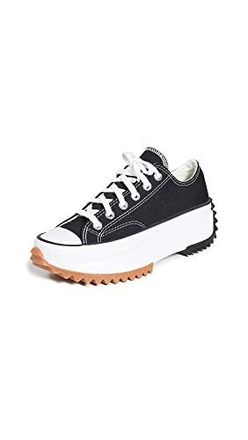 Converse Mixte Run Star Hike Ox Sneakers Chaussure de Course, Schwarz Weiß, 40.5 EU