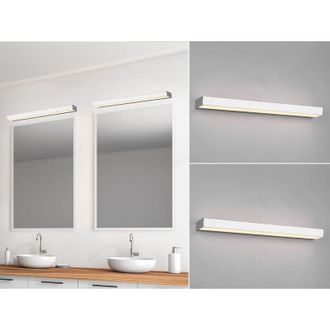 Trio Leuchten 2er set led Badezimmer Wandleuchten Up-Down Chrom, Breite 60cm