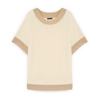 Fiorella Rubino Damen, Sweatshirts & Hoodies, Beige, LGr&ouml;&szlig;e