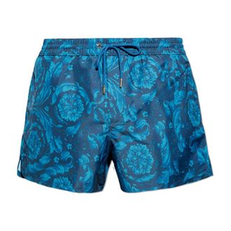 Versace Barocco Badeshorts - - Swimwear - Herren - Blau - XL