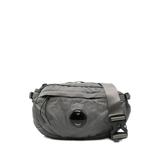 C.P. Company C.p. Company, Homme, Sacs, Gris, Taille: ONE Size Sac Banane Gris avec D&eacute;tail de Lentille