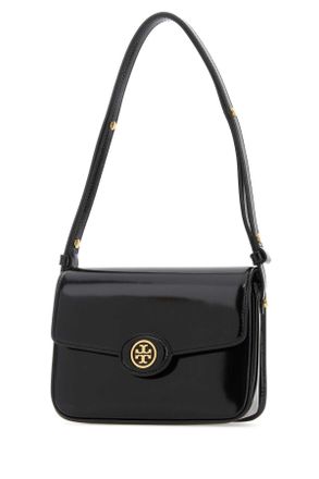 Tory Burch Womens Black Leather Robinson Shoulder Bag 001 Borse A Mano