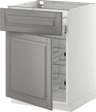 IKEA METOD / MAXIMERA Unterschrank mit Drahtkorb/Tür