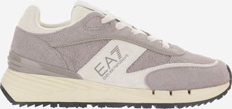 Emporio Armani Baskets Ea7 en cuir avec logo