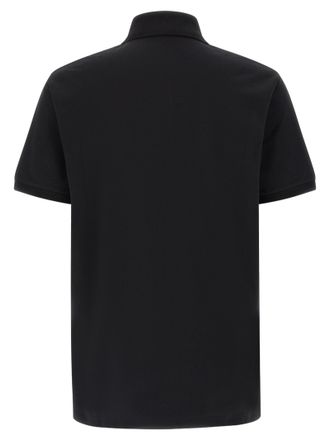 Gucci Mens Black Cotton Polo Shirt