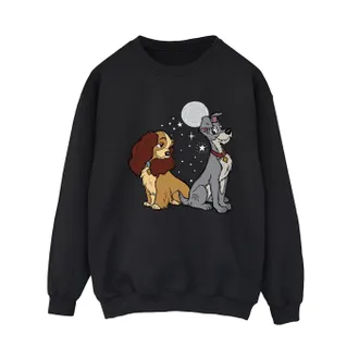 Disney Lady And The Tramp Sweatshirt f&uuml;r Damen (Schwarz)