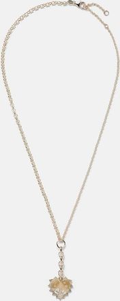 Foundrae Halskette Love aus 18kt Gelbgold mit Diamanten