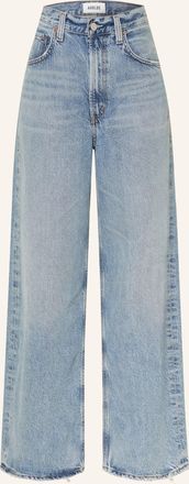 A Gold E Agolde Wide Leg Jeans Low Curve blau