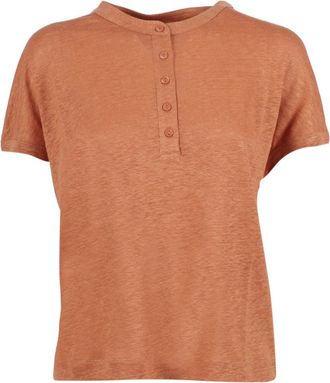 KANGRA Femme, Tops, Brun, Taille: 38 FR Serafino Jersey Top