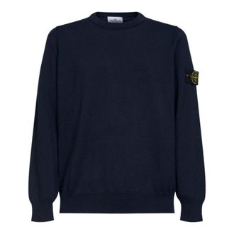 Stone Island Homme, Pulls, Bleu, Taille: XL Pull ras du cou