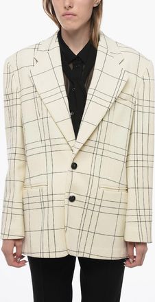 Marni BESPOKE DREAM Blazer Aus Wolle Mit Karomuster Marni