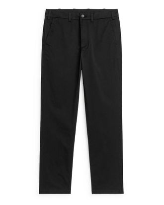 Arket Schmale Stretch-Chinohose -Schwarz