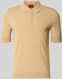 HUGO BOSS Regular Fit Poloshirt aus Viskose-Mix Modell SAN PETER