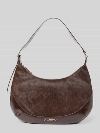 Valentino Handbags Umh&auml;ngetasche aus Kalbnappa mit Logo-Schriftzug