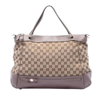 Gucci Pre-owned Mayfair Satchel - Femme - Pre-owned - Beige - Taille: ONE Size