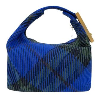Burberry Sac Pre-owned Mini Peg Duffle - Femme - Pre-owned - Bleu - Taille: ONE Size
