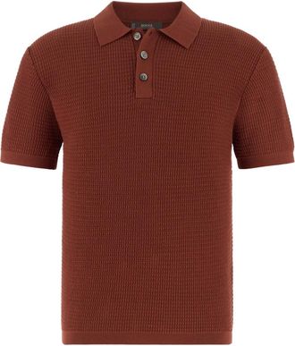 Boggi Milano Homme, Pulls, Orange, Taille: S Polo Tricot