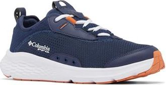 Columbia Chaussures Aquatiques Castback PFG pour Homme, Nocturne/Orange poudr&eacute;, 11.5 Wide