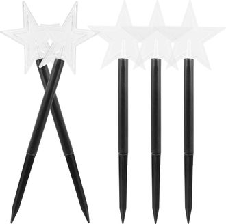 FOMIYES Solarlampen Zubeh&ouml;r 5 St&uuml;ck LED Weihnachtsbaum Dekoration Garten Stecker aus Wetterfestem Kunststoff Dekorative Au&szlig;enbeleuchtung f&uuml;r Terrasse und Rase