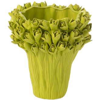 Paris Prix Vase D&eacute;co en Gr&egrave;s Ambrosia 29cm Vert