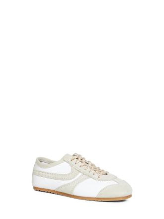 Dries Van Noten Womens White Nappa Leather Sneakers Trainers