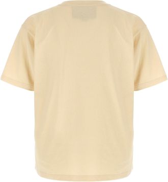 Valentino Garavani Logo-Print Cotton T-Shirt - Beige