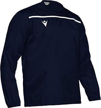 Macron Coupe-Vent Chicago Coat, Bleu Marine/Blanc, XXXL Mixte