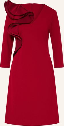 Joseph Ribkoff Kleid Mit 3/4-Arm Und Volants rot