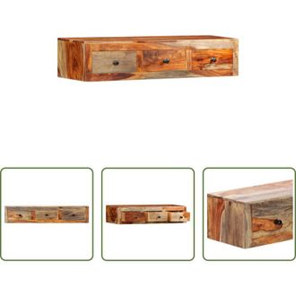 vidaXL vidaXL Wandkonsolentisch - Wand-Konsolentisch 100x25x20 cm Massivholz Akazie