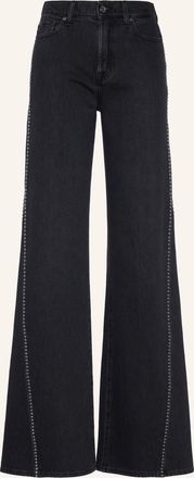 7 For All Mankind Jeans Lotta Wide Fit schwarz