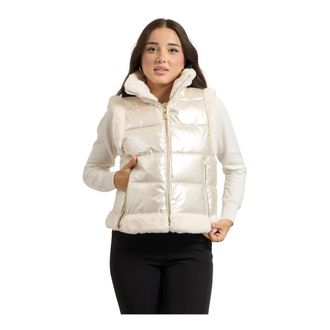 Yes-Zee YES Zee, Femme, Vestes, Beige, Taille: 46 FR YES ZEE Manteaux Ivory