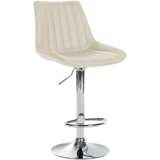 Clp Tabourets de taboure dans la cr&egrave;me, chrom