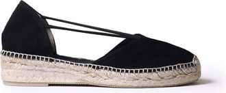 Toni Pons Wildleder-Espadrille für Damen - ERLA - Schwarz, 40 EU