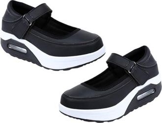 Hemoton Chaussures Femmes Sport Respirantes &agrave; Semelle &Eacute;paisse Antid&eacute;rapante Confortables et L&eacute;g&egrave;res pour Course et Usage Quotidien