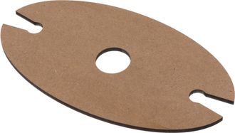 Lurrose Holz Weinglashalter H&auml;ngend Weinflaschenhalter Stabiles Goblet Organizer Oval Wei&szlig; Platzsparend Robust F&uuml;r Zuhause K&uuml;che Geschenkidee