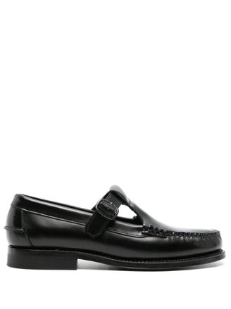 Hereu mocassins Alber en cuir - Noir