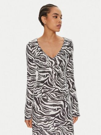 Rotate Bluse Georgia 112579400 Schwarz Slim Fit