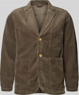 Lindbergh Regular Fit Sakko aus Cord mit Reverskragen