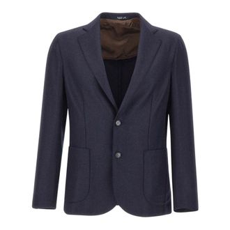 Barba Blazer Easy J Mono - Homme - Vestes - Bleu - Taille: 2XL