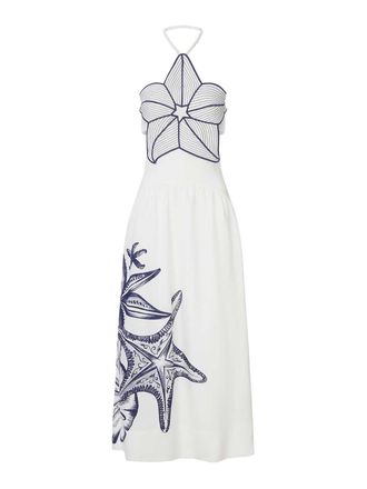 Farm Rio Maxi Robe - Blanc