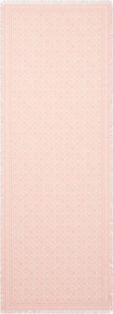 Tory Burch Damen L&auml;nglicher Schal mit T-Monogramm und Blumenmuster