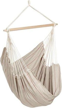 Amazonas Sandals Artista - FSC-zertifizierter, Brasilianischer XL Hängesessel| extra groß | Belastbarkeit bis 150 kg | Farbe: Sand