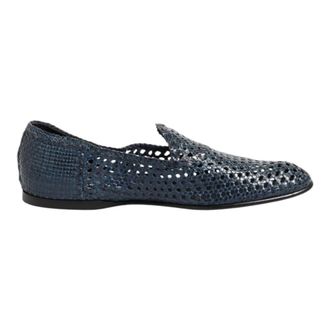 Dolce & Gabbana Homme, Chaussures, Bleu, Taille: 41 EU Mocassins Dress