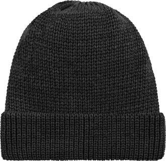 Hanseheld Parkerm&uuml;tze 100% Schurwolle Strickm&uuml;tze Wolle - Anthrazit | Wollm&uuml;tze | gro&szlig; | M&auml;nner | tief | 100% Wolle | Made in Germany