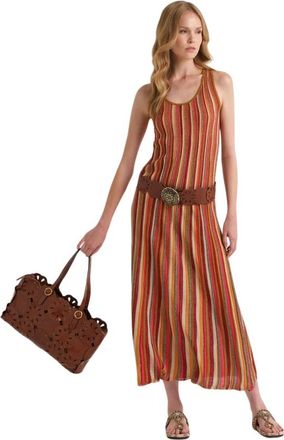 Maliparmi Maliparmi, Femme, Robes, Multicolore, Taille: 38 FR Flexage Stripes Dress