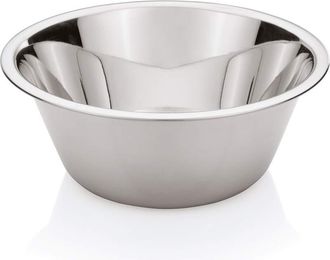 Viva Haushaltswaren WAS 1708 440 Chromnickelstahl Schüssel, Konische Form, 48cm Durchmesser, 19.2cm Hohe, 21.5 L