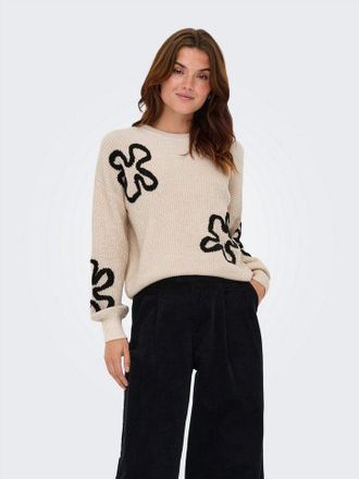Only Strickpullover ONLDAISY LS STITCH O-NECK KNT