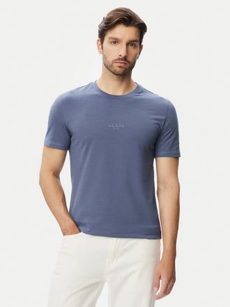 Guess T-Shirt 153107 Blau Classic Fit