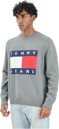 Tommy Jeans Homme, Sweatshirts et sweats &agrave; capuche, Gris, Taille: S SweaT-shirts