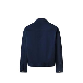 Fa&ccedil;onnable Blouson droit en coton m&eacute;lang&eacute;